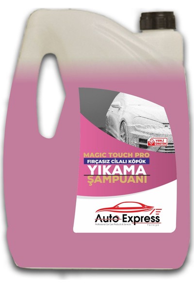 Auto Express Türkiye Magic Touch Pro Cilalı Fırçasız Oto Yıkama Köpüğü 5 KG