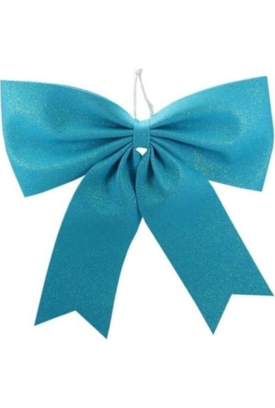 Happy Land Yılbaşı Mavi Fiyonk Süs 20 cm