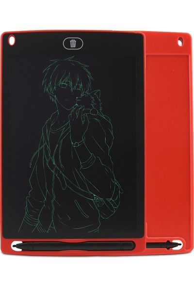 MBW LCD Yazma Tablet 8.5 Inç Çizim ve Yazı Tahtası Çocuklar Kırmızı MBW LCD Yazma Tablet 8.5 Inç Çizim ve Yazı Tahtası Çocuklar Kırmızı