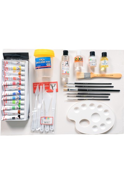 Ümraniye Hobi Sanat Yağlı Boya Başlangıç Seti-2 Ümraniye Hobi Sanat Yağlı Boya Başlangıç Seti-2