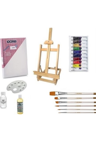 Ümraniye Hobi Sanat Yağlı Boya Başlangıç Seti-7 - Masaüstü Şovale Ümraniye Hobi Sanat Yağlı Boya Başlangıç Seti-7 - Masaüstü Şovale