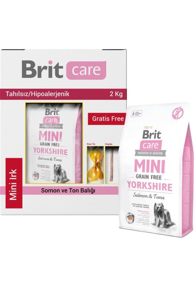 Brit Care Yorkshire Terrier Somon-Tuna Küçük Irk Köpek Maması 2kg