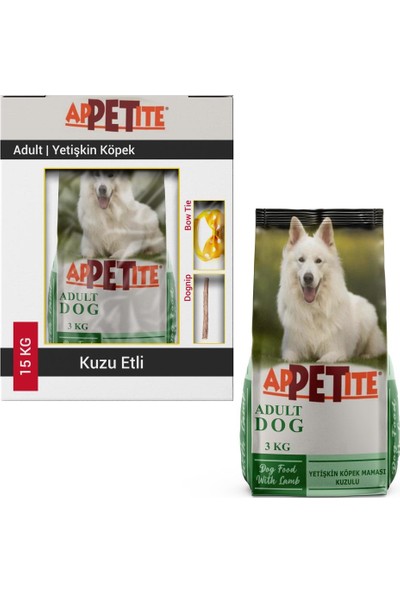 Appetite Adult Lamb Kuzulu Yetişkin Köpek Maması 15 kg