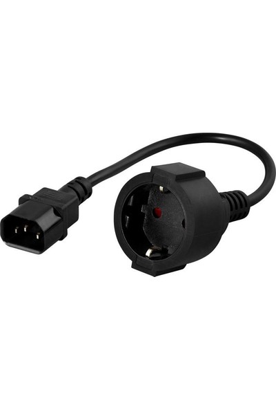 CTS C14 Schuko Kablo Çevirici CTS C14 Schuko Kablo Çevirici
