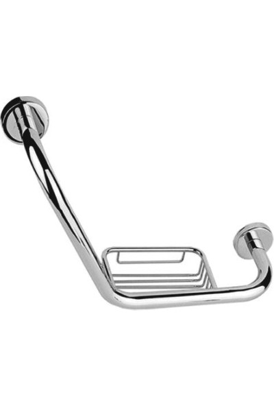 Alper Banyo Paslanmaz Açılı Süngerlikli Engelli Tutunma Barı 20 x 50 x 10 cm