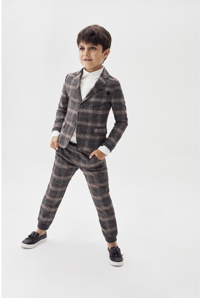 Nebbati Erkek Çocuk Ekose Pantolon 20FW0NB3225