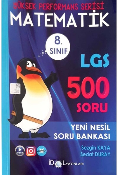 İdol Yayınları 8. Sınıf Yüksel Performans Matematik Soru Bankası İdol Yayınları 8. Sınıf Yüksel Performans Matematik Soru Bankası