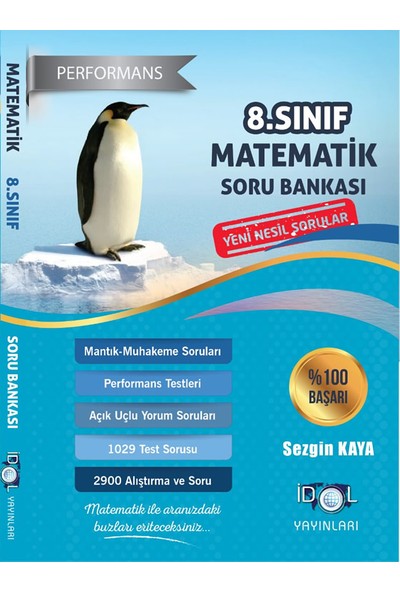 İdol Yayınları 8. Sınıf Performans Etkinlikli Matematik Soru Bankası İdol Yayınları 8. Sınıf Performans Etkinlikli Matematik Soru Bankası