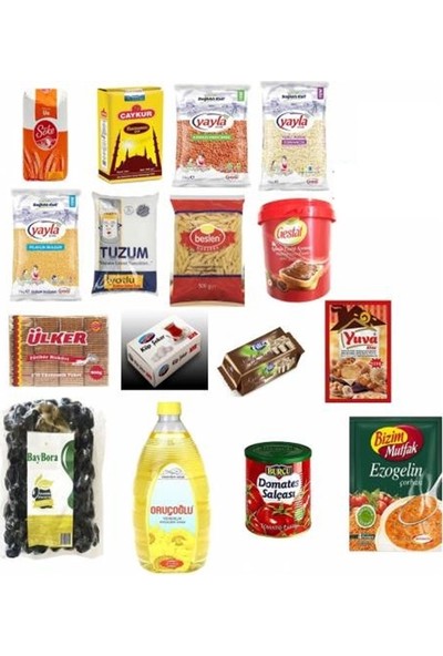 Yayla Gıda Erzak Paketi 18 Parça