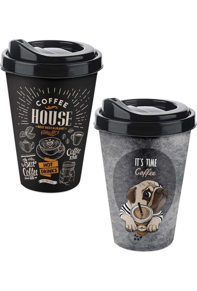 Titiz 2 Adet 400 ml Coffee Bardak Titiz 2 Adet 400 ml Coffee Bardak