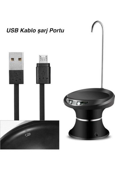 Pompa Gallon Elektrikli, Şarjlı, Otomatik, Sehpalı Damacana Su Pompası