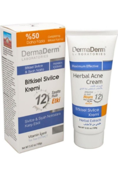 Dermaderm Sivilce Ve Siyah Noktalara Etkili Krem 100 gr