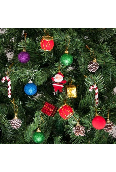 Genç Dijital Baskı Yılbaşı Çam Ağacı Süsü Kozalaklı Set 23'lü Genç Dijital Baskı Yılbaşı Çam Ağacı Süsü Kozalaklı Set 23'lü