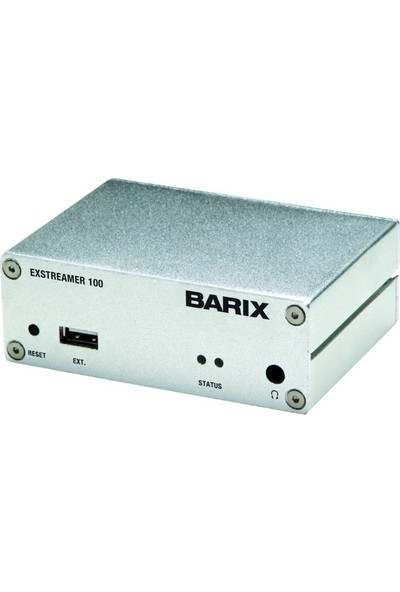 Barix Exstreamer 100 Ip Tabanlı Dijital Ses Yayınları Için Ses Çözücüsü