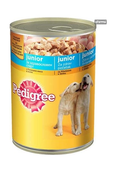 Pedigree Tavuklu Yavru Köpek Konservesi 400gr (6 Adet) Pedigree Tavuklu Yavru Köpek Konservesi 400gr (6 Adet)