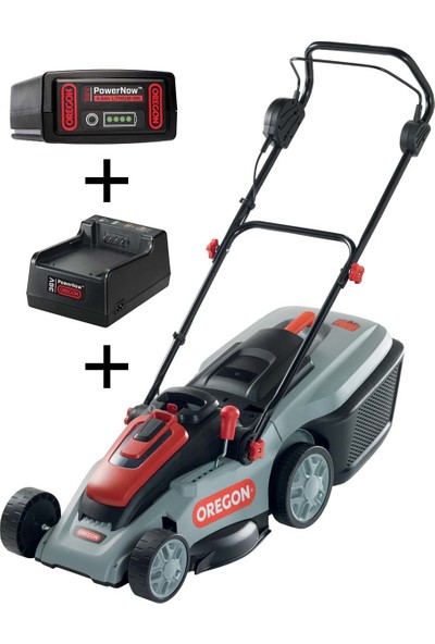 Oregon LM300 Şarjlı Çim Biçme Makinası + 4.0 AH+C600 Oregon LM300 Şarjlı Çim Biçme Makinası + 4.0 AH+C600