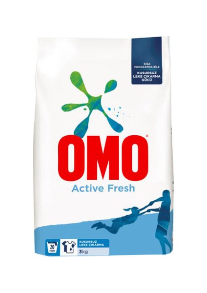 Omo Matik Active Fresh Toz Deterjan 3 kg Fiyatı