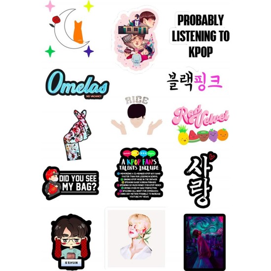 Woohoo Kpop Sticker 44 Fiyatı, Taksit Seçenekleri ile Satın Al