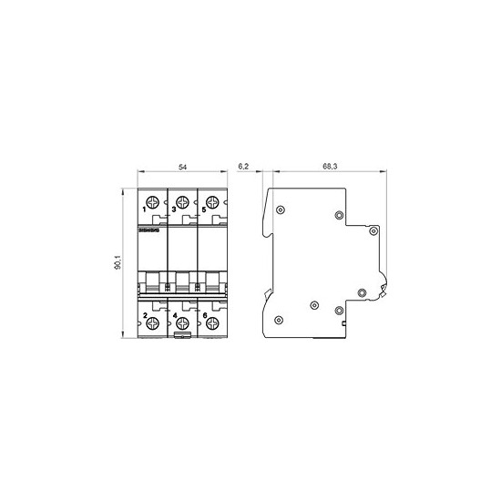 Siemens 5SL4310-7 3X10A C Tipi 10KA Trifaze Otomatik Sigorta Fiyatı