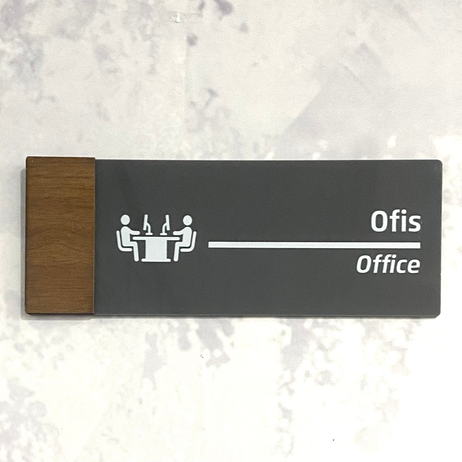 Dekokonsept Wooden Serisi (Ofis) Ofis Oda Kapı İsimliği Fiyatı