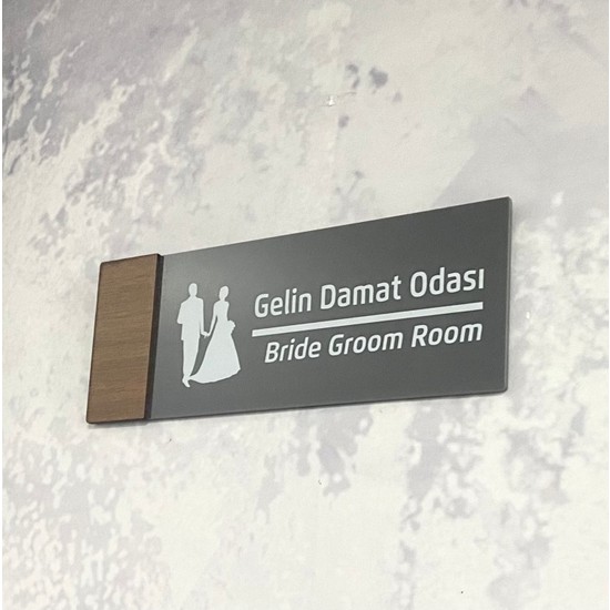 Dekokonsept Wooden Serisi (Gelin Damat) Ofis Oda Kapı Fiyatı
