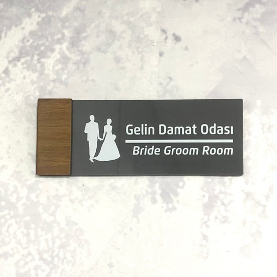 Dekokonsept Wooden Serisi (Gelin Damat) Ofis Oda Kapı Fiyatı