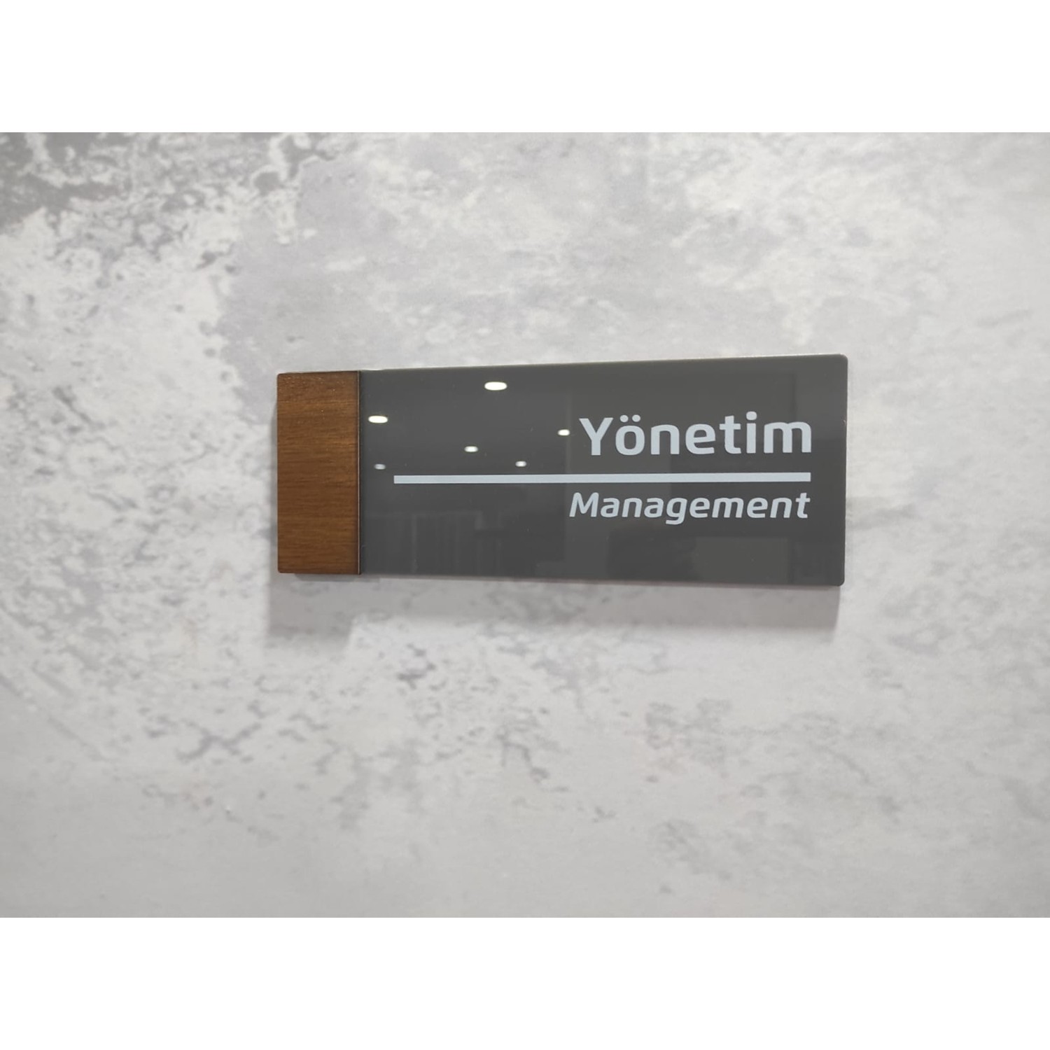 Dekokonsept Wooden Serisi (Yönetim) Ofis Oda Kapı İsimliği Fiyatı