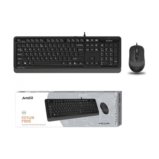A4Tech A4 Tech F1010 Q USB Gri mm Klavye/mouse Set Fiyatı