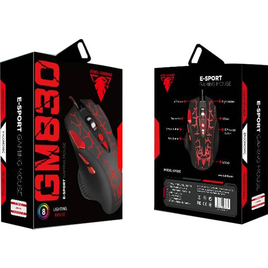 Jedel GM830 Rgb Gamer Lıghtıng Kablolu Mouse Fiyatı