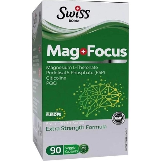 Swiss Bork Magnesium L-Theronat Focus 90 Kapsül Fiyatı