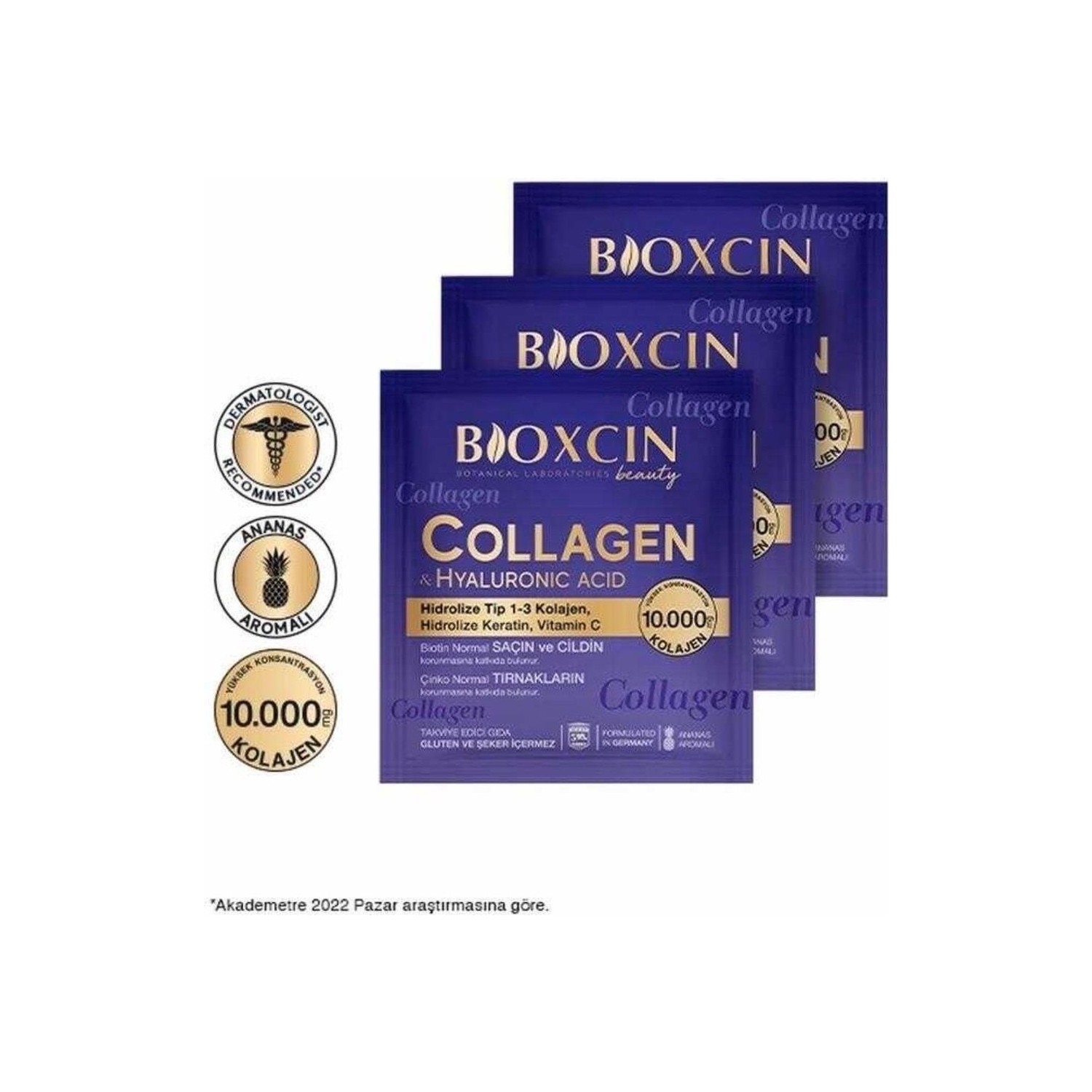 Bioxcin Beauty Collagen Hyaluronic Acid 30 Saşe 11 gr 10.000 Fiyatı