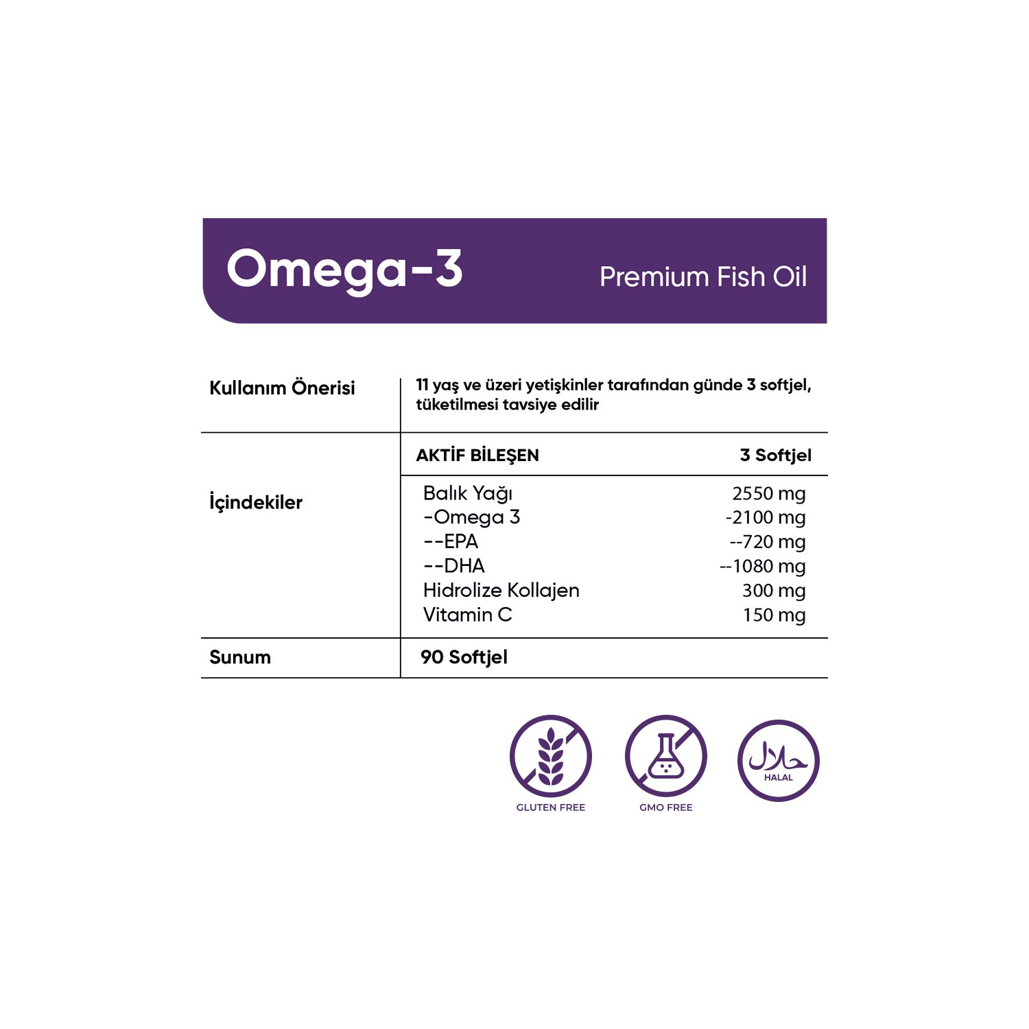 Collagen Forte Platinum Omega 3 Premium Fish Oil Balık Yağı Fiyatı