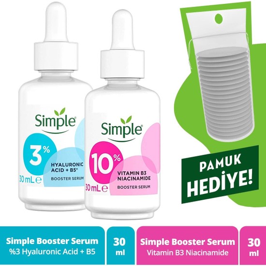 Simple Booster Serum %3 Hyaluronic Acid + B5 30 ml + Booster Fiyatı