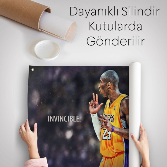 Büyük Düşler Kobe Bryant Invincible Black Mamba Kanvas Duvar Fiyatı