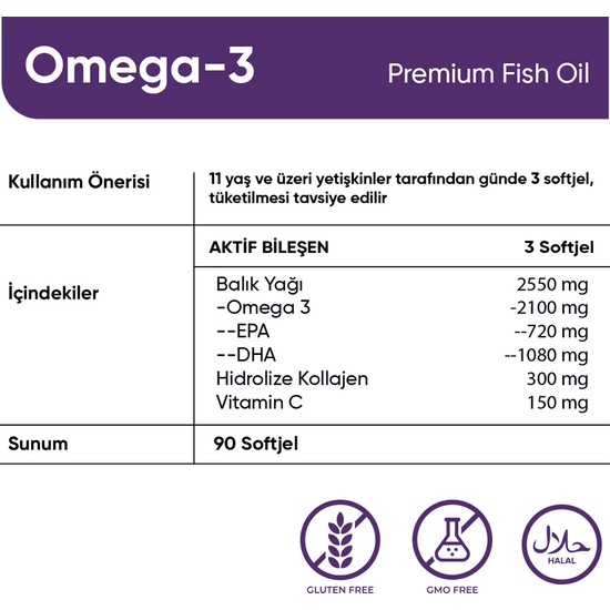 Collagen Forte Platinum Omega 3 Premium Fish Oil Balık Yağı Fiyatı