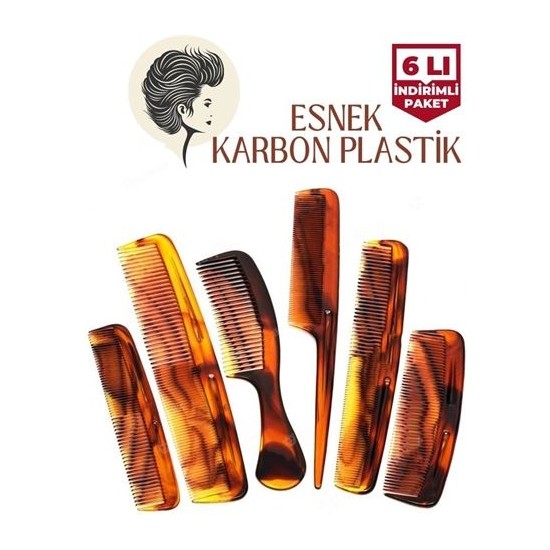 6 Set 6'Lı Aile Paketi Tarak Seti Shumei Design 716894 Fiyatı