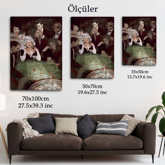 1950 Kumarhane Duvar TABLOSU-6030 Fiyatı - Taksit Seçenekleri