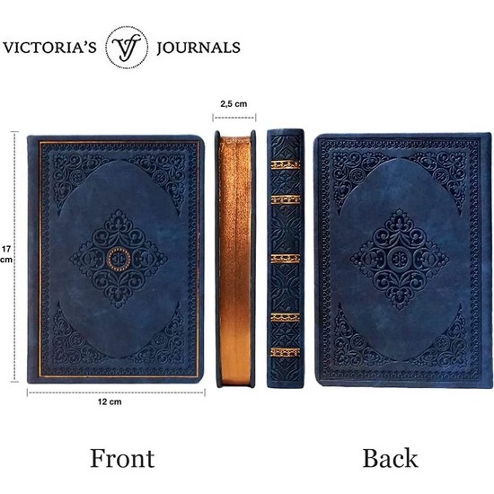 Victoria's Journals Vintage Old Book Defter Çizgili 12X17 cm Fiyatı
