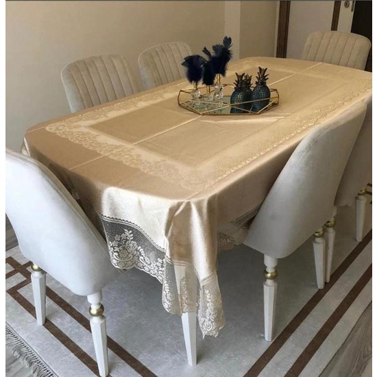 Madame Clean Çini Desenli Dertsiz Leke Tutmaz Dantelli Masa Fiyatı