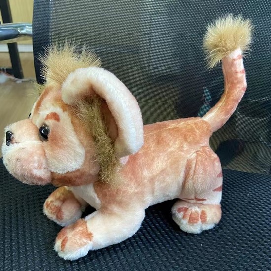 Zaox 25CM Beyaz Kaplan, Aslan Simba Peluş Oyuncak (Yurt Fiyatı