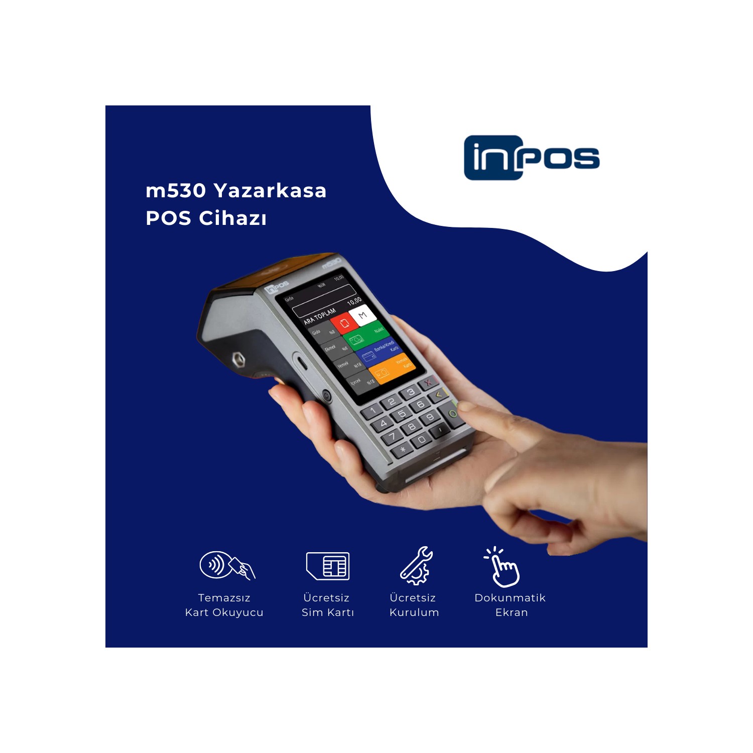 İnPos M530 Yazarkasa Pos Cihazı Fiyatı - Taksit Seçenekleri