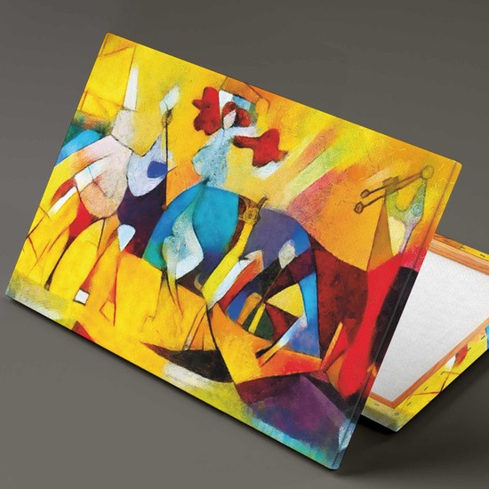 SML Tablo Ünlü Ressam Picasso Kübizm Soyut Yatay Kanvas Fiyatı