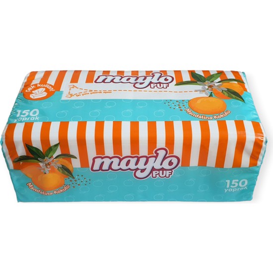 Maylo Mandalina Kokulu Çek Kullan Puf Mendil 150 Yaprak Fiyatı