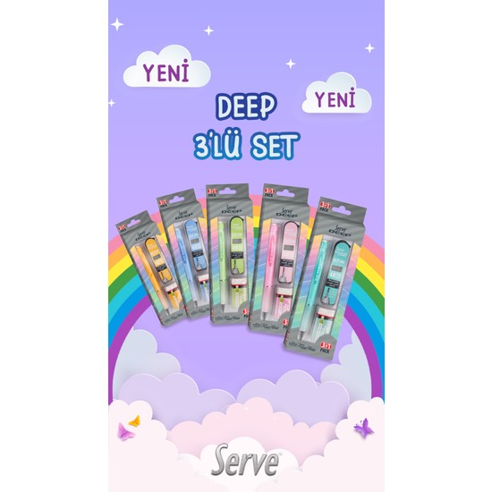 Serve Deep 3 Lü Okul Seti Yeşil Fiyatı - Taksit Seçenekleri