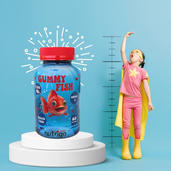 Nutrigo Omega-3 Gummy Fish Oil Plus Gummy Balık Yağı 60 Adet Fiyatı