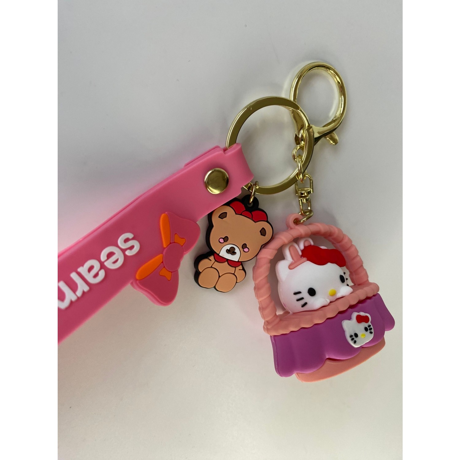 Pink Hello Kitty Anahtarlık 5 Cm. 3 Boyutlu Fiyatı