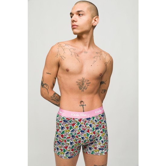 Paul Kenzie x Keith Haring - Desenli Boxer 3 Fiyatı