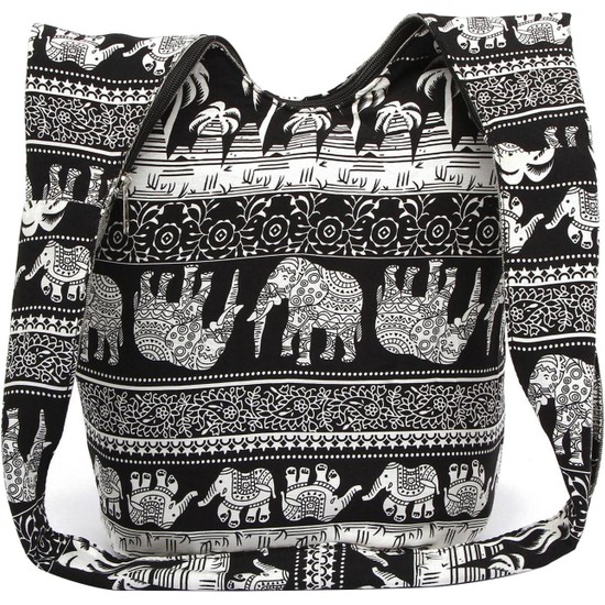 Divine Thai Hobo Çapraz Askı Omuz Çantası Fermuarlı (Yurt Fiyatı