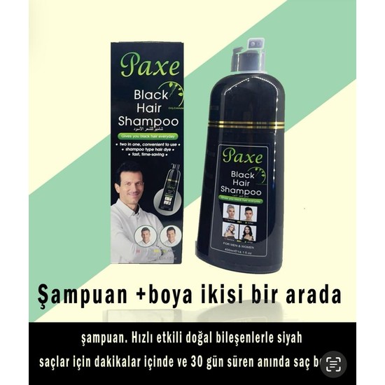 Paxe Black Hair Shampoo Beyaz Kapatıcı Şampuan Siyah Renk Fiyatı