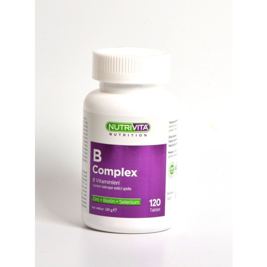 Nutrivita Nutrition B Complex 120 Tablet Fiyatı